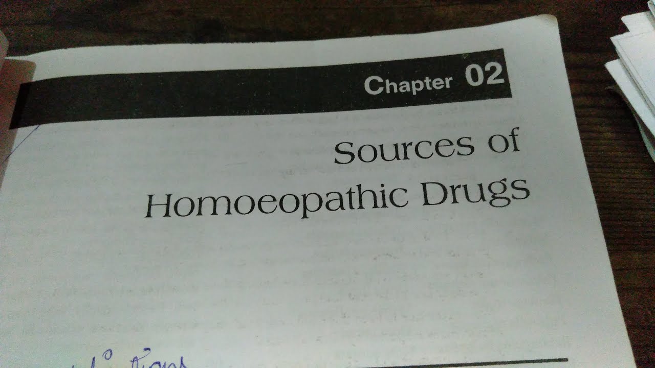 Introduction to ch-2|| pharmacy||source of homoeopathic drugs|| - YouTube