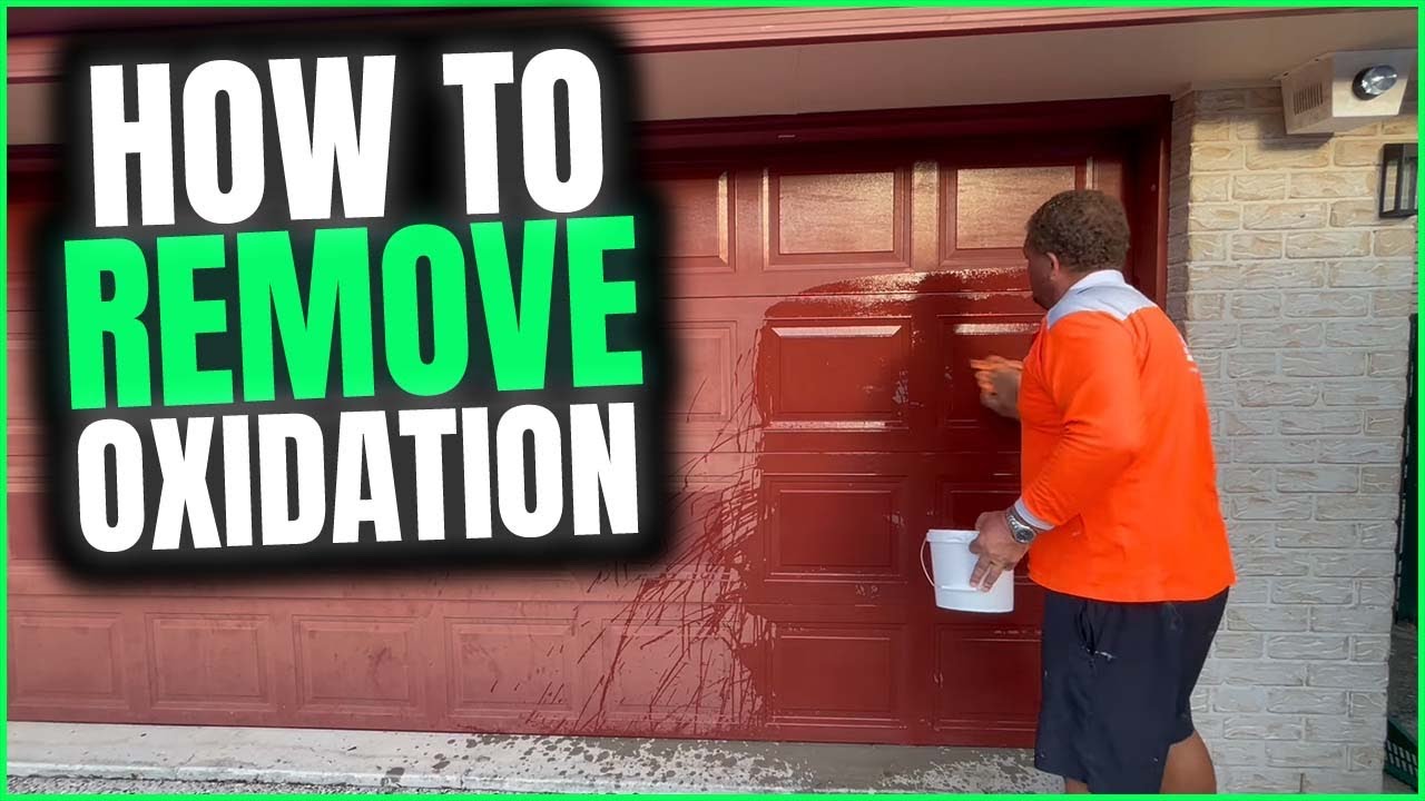 How To Remove Oxidation- soft wash aus - YouTube