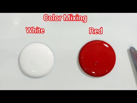 Guess the final color 🎨 | White color 🤍 | Art video | Color mixing ...