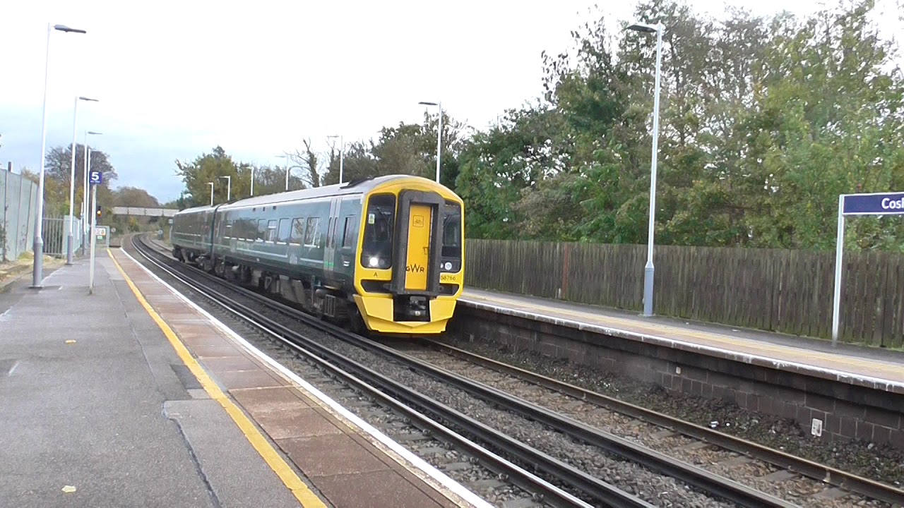 GWR Green Class 158766 @ Cosham Railway Station - 04/11/17 - YouTube