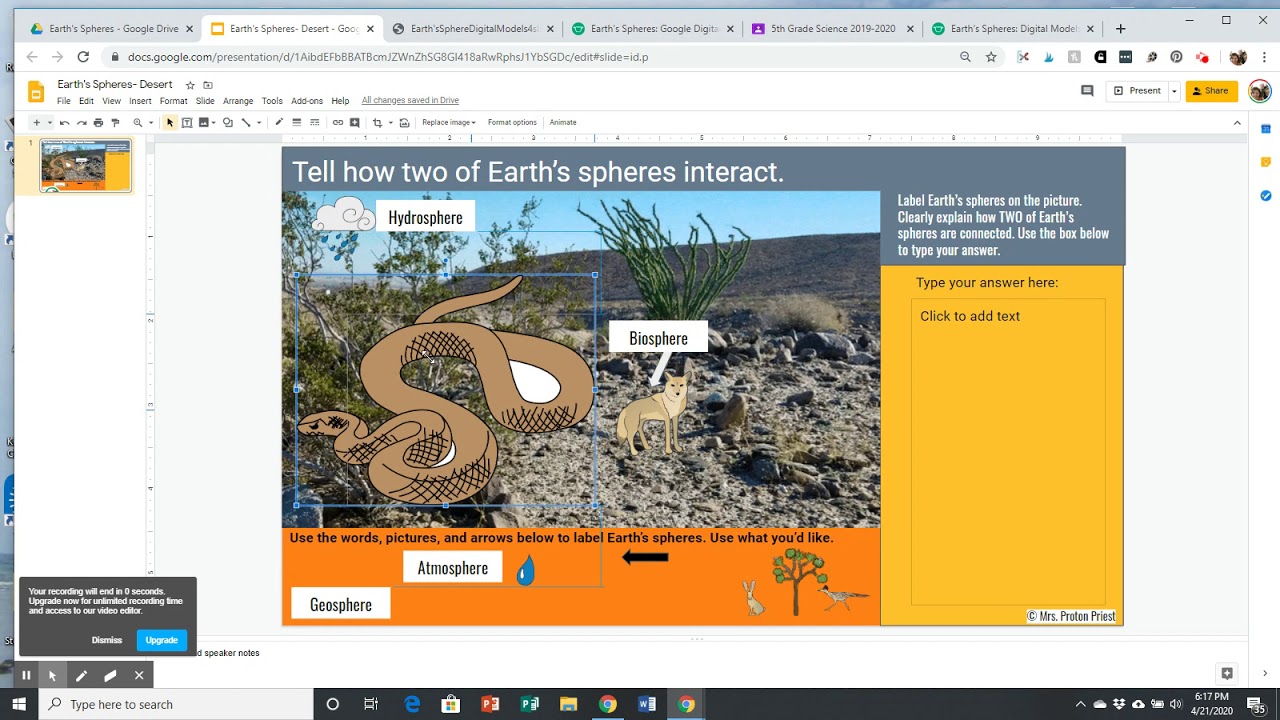 How to Create a Digital Model- Earth's Spheres & Rubric - YouTube