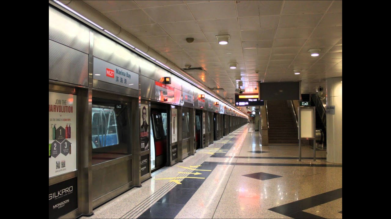 MRT(シンガポール地下鉄)C151形走行音 - YouTube