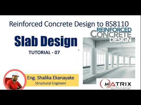 Slab Design to BS 8110 - YouTube