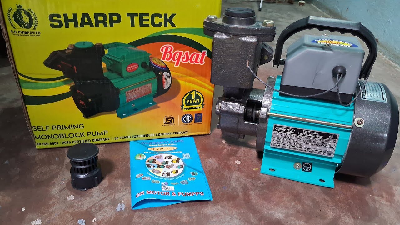 sharp teck 0.5 hp Unboxing | sharp haap hp motor #sharp #waterpump ...