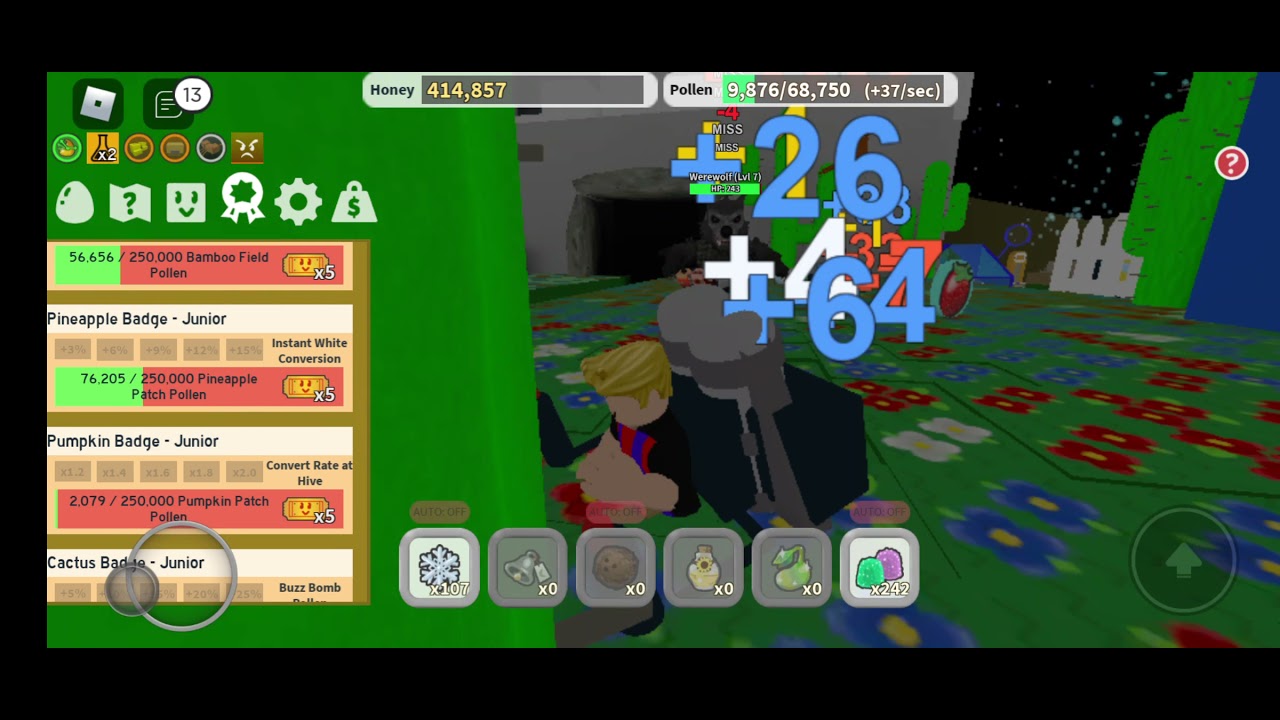 bee swarm simulator boss 3 werewolf - YouTube