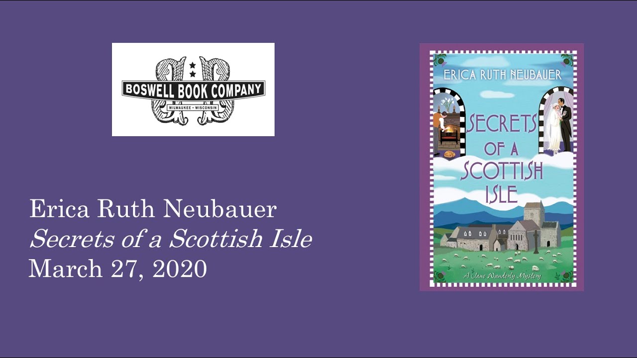 Erica Ruth Neubauer Event for Secrets of a Scottish Isle - Boswell Book ...