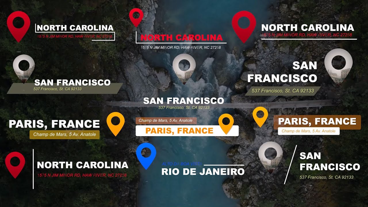 25+ Location Titles For Premiere Pro | Easy to Use | Fast Render - YouTube