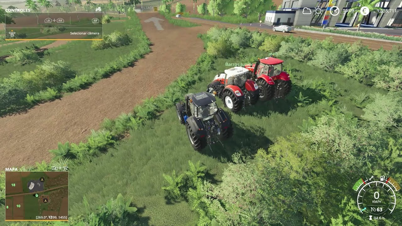 Jogando multiplayer pista de motocross no Mapa Sul do Brasil FS19 ...