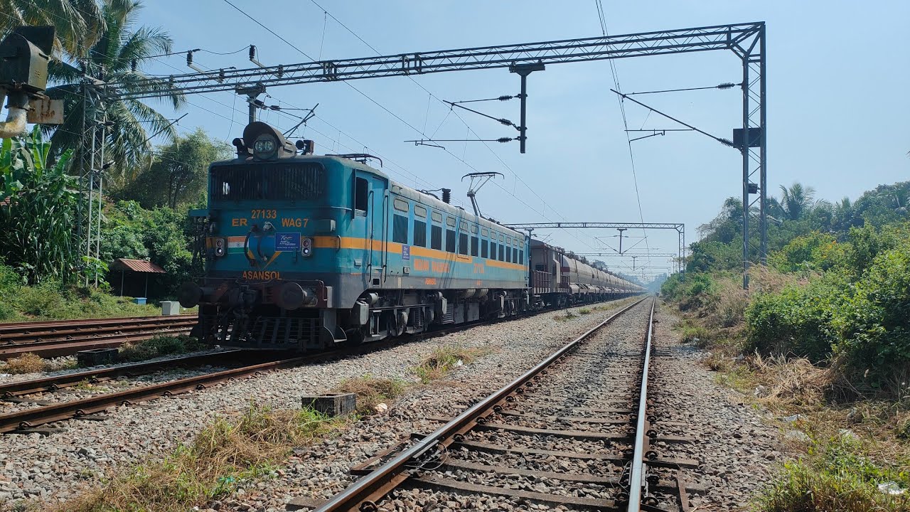 Panchaganga express , Coal goods train , Rajdhani express , Ernakulam ...