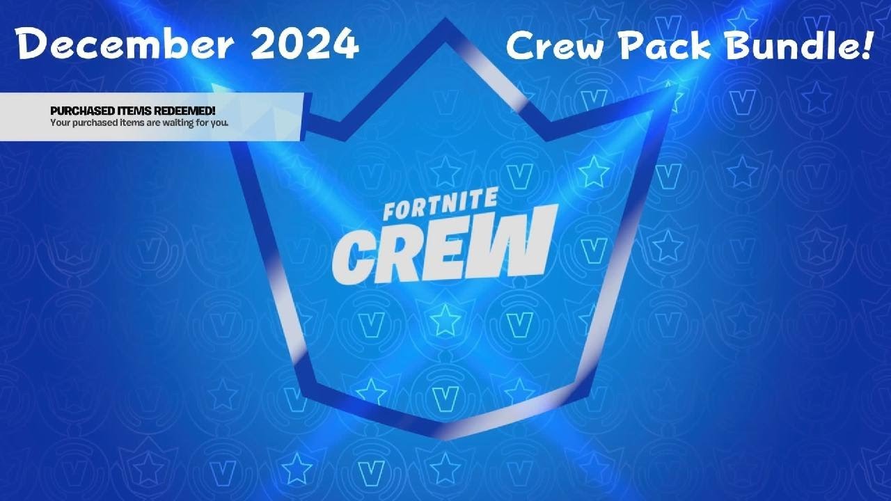 Unlocking Crew Pack Bundle in Fortnite December 2024 - YouTube