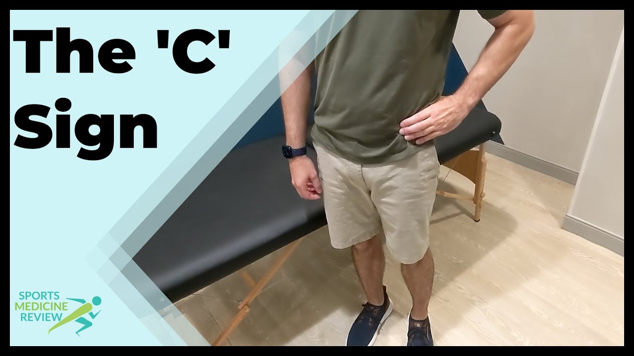C Sign (for Hip Pain) - YouTube
