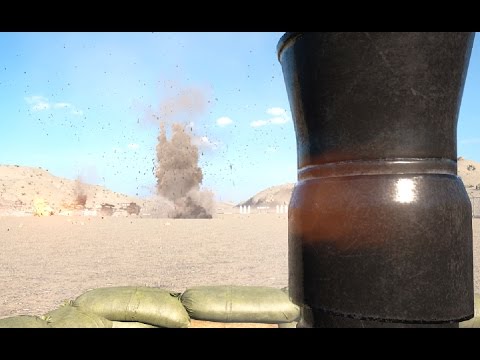 Squad '' Mortar showcase '' in 4K EPIC Settings. Testing the mortar ...