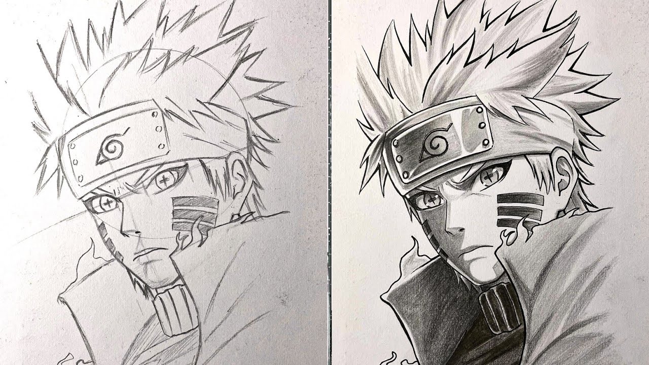 How to Draw Naruto Sage six paths | easy drawing for beginners | how to ...