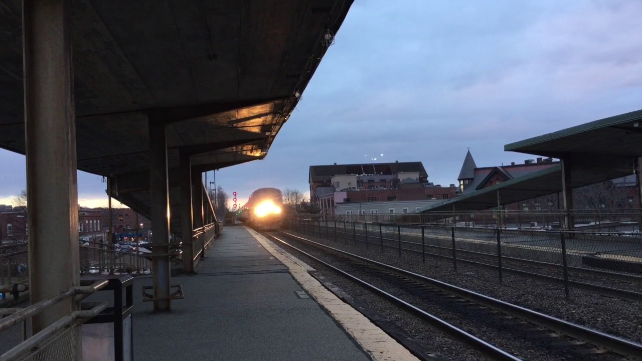 Amtrak Downeaster EQUIPMENT MOVE - YouTube