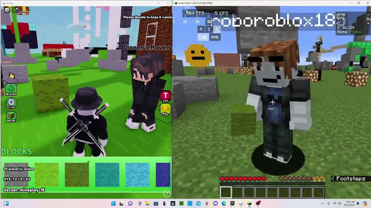 Minecraft and Roblox Crossplay: A Gamers Dream