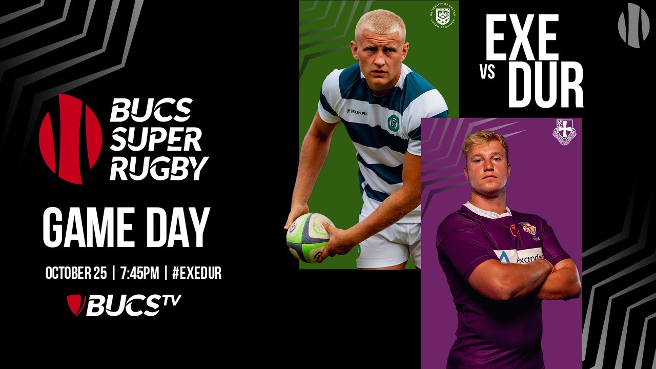 Exeter vs Durham | LIVE BUCS Super Rugby - YouTube
