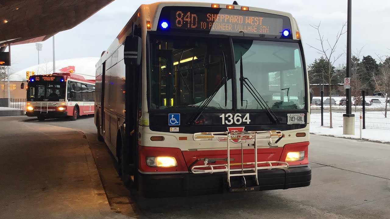 TTC Northbound Ride Video on 1364 on route 84D Sheppard West to 755 ...