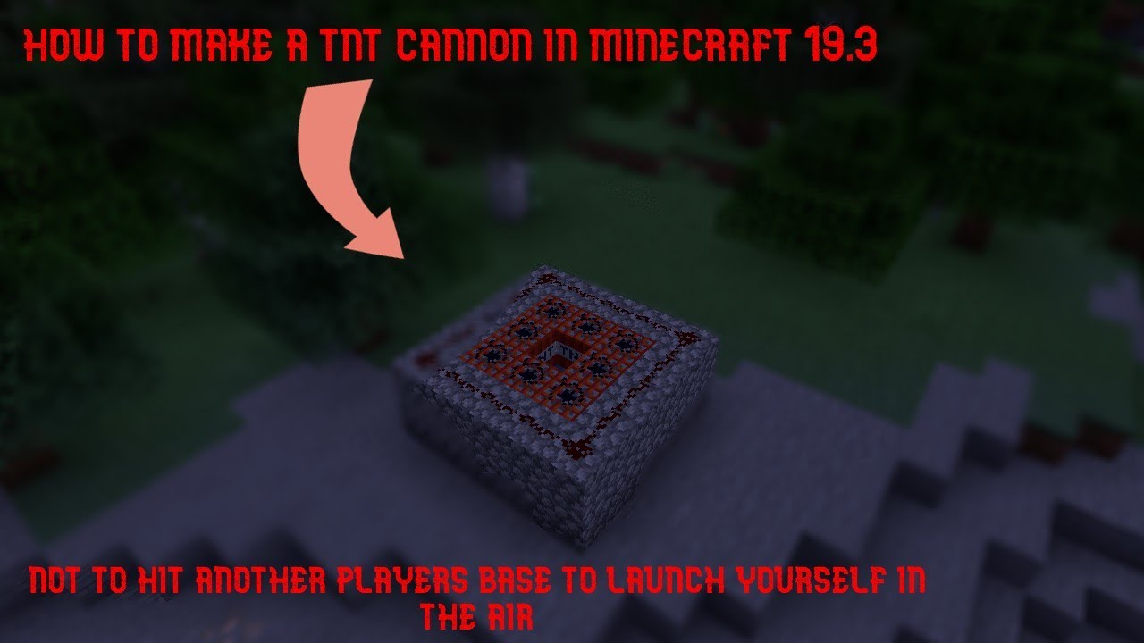 HOW TO MAKE A TNT CANON IN MINECRAFT 1.19.3!! - YouTube