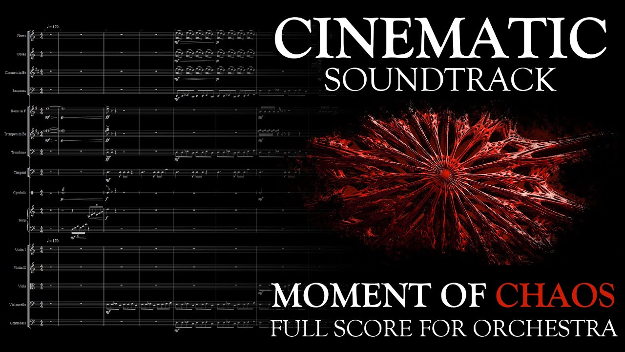 Epic Cinematic Orchestral Soundtrack Music. Full score for orchestra. A ...