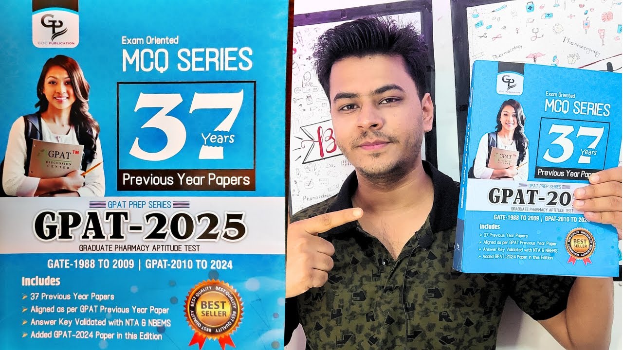 37 Years GPAT Question Papers at 1 Book | For GPAT 2025 | Book Review ...