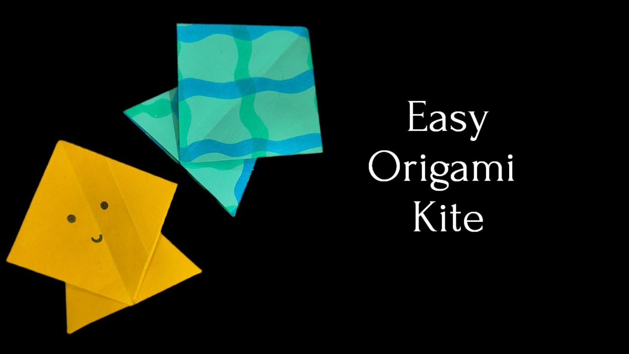 Cute Origami Kite | Making Kite Out Of Paper | Easy Paper Kite Craft ...