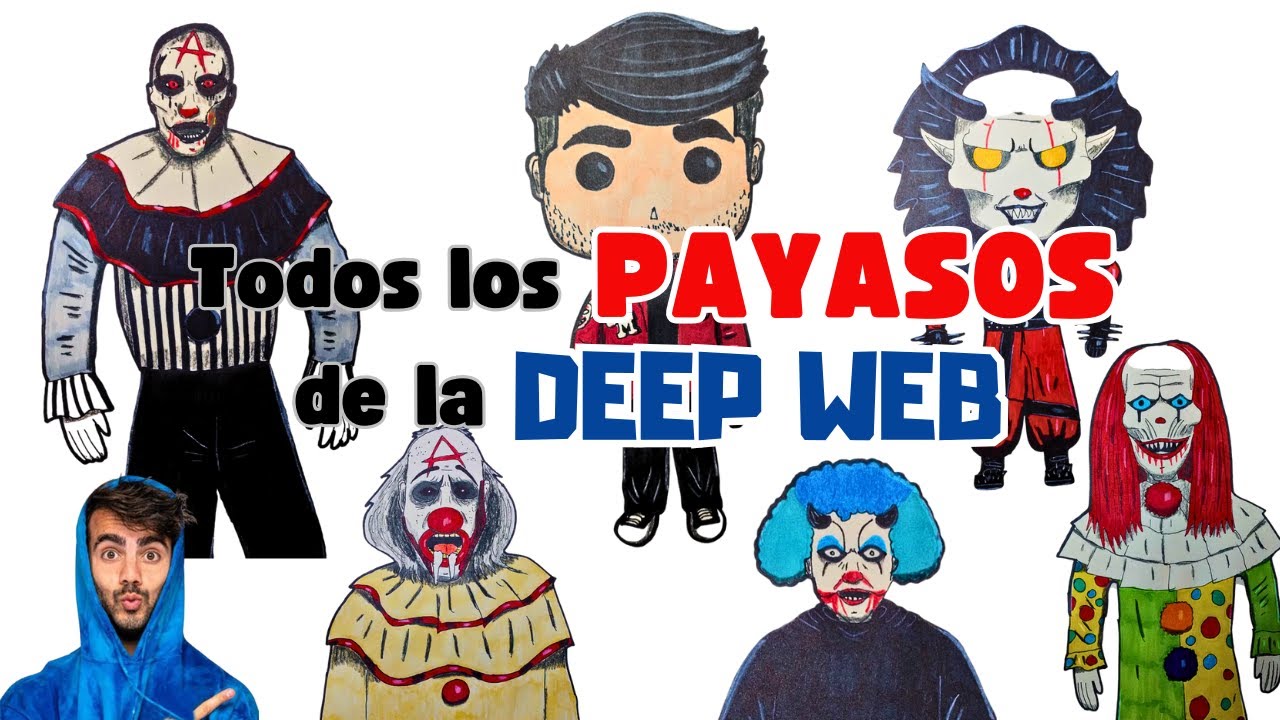 Todos mis DIBUJOS de los PAYASOS de la DEEP WEB 3 Parte (Fede Vigevani ...