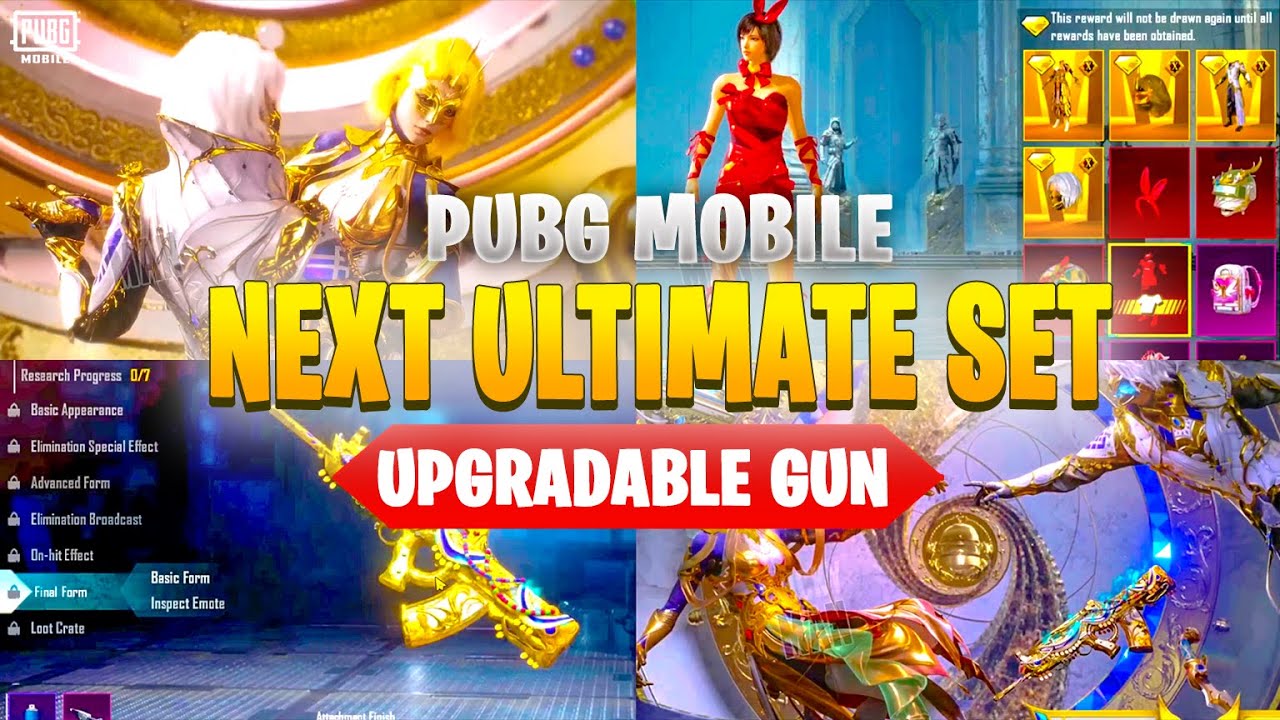 NEXT ULTIMATE MYTHIC SET IN PUBG MOBILE | UPCOMING UPGRADABLE GUN SKIN ...