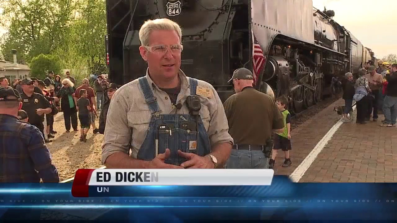 Full steam ahead! “Living legend” no. 844 arrives in Boise - YouTube