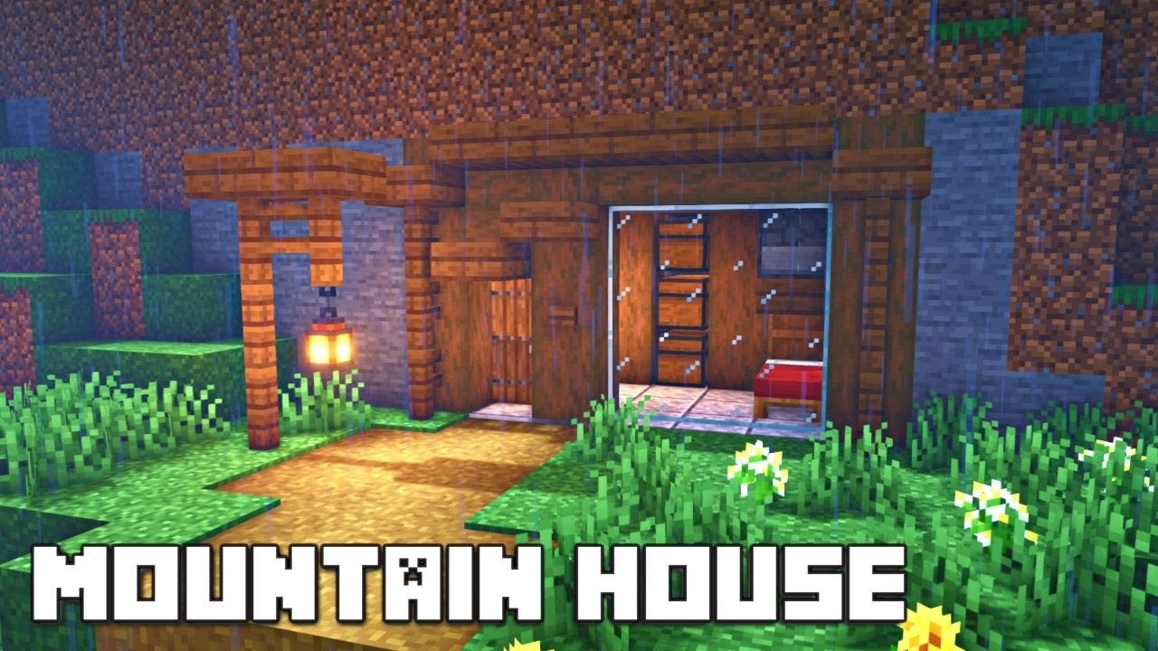 Minecraft | Easy Mountain House Tutorial - YouTube