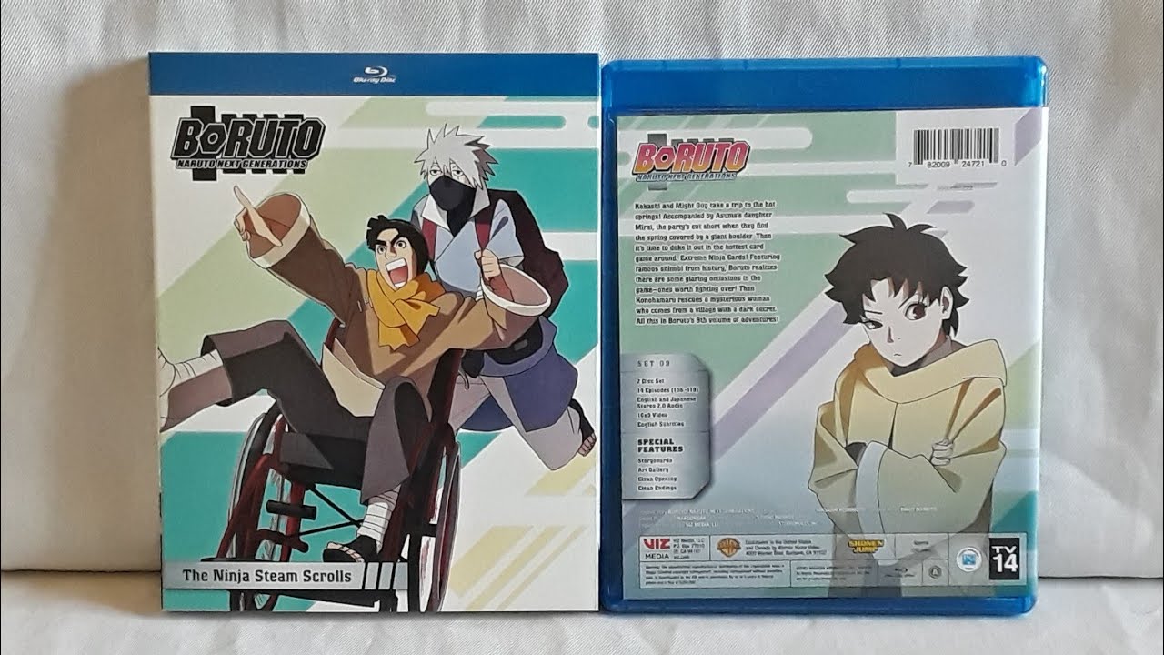 Unboxing Boruto Volume 9 Blu-ray - YouTube