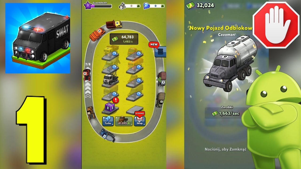 Merge Truck Gameplay Part 1 All Cars (Android, iOS) - YouTube