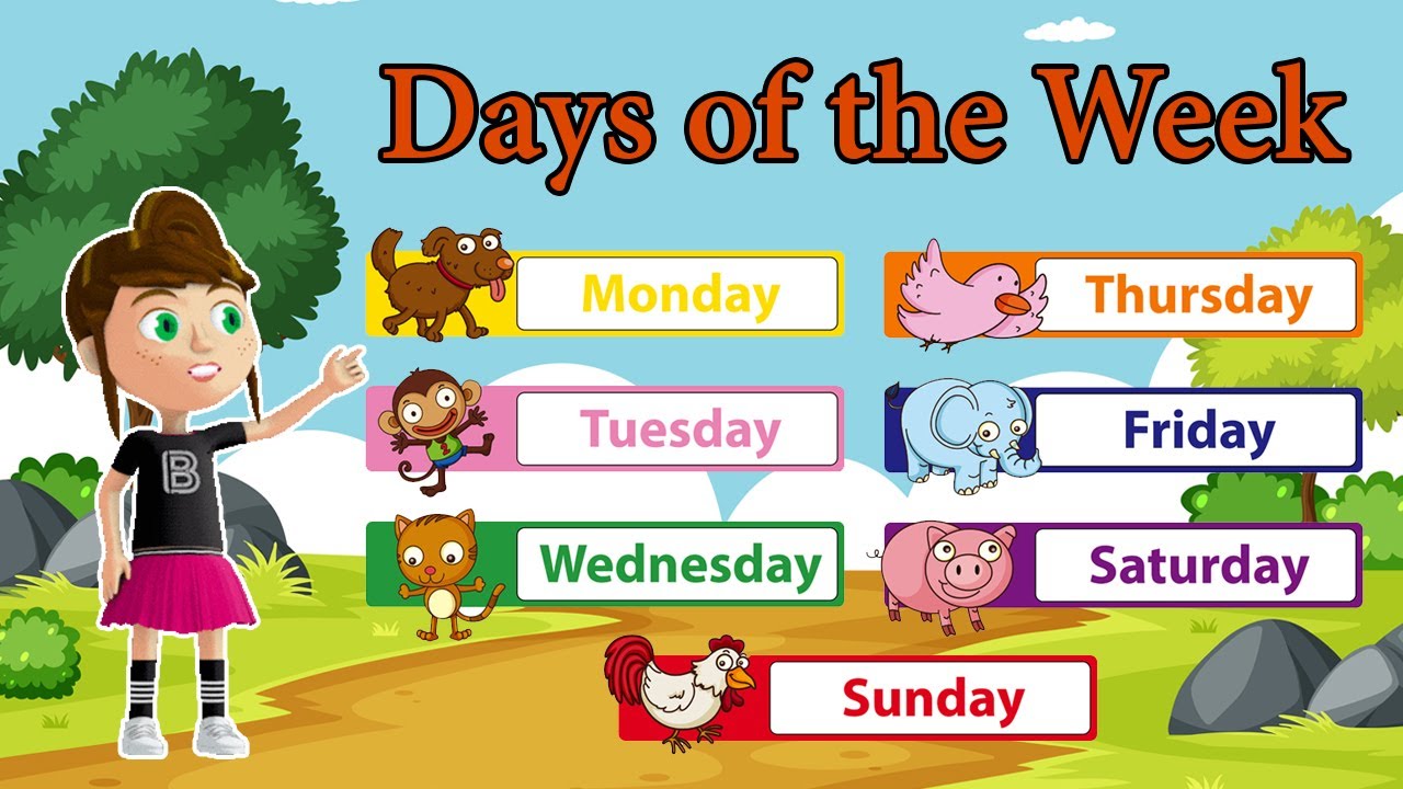 Days of the Week Song | 7 Days of the Week | Nursery Rhymes for Kids ...