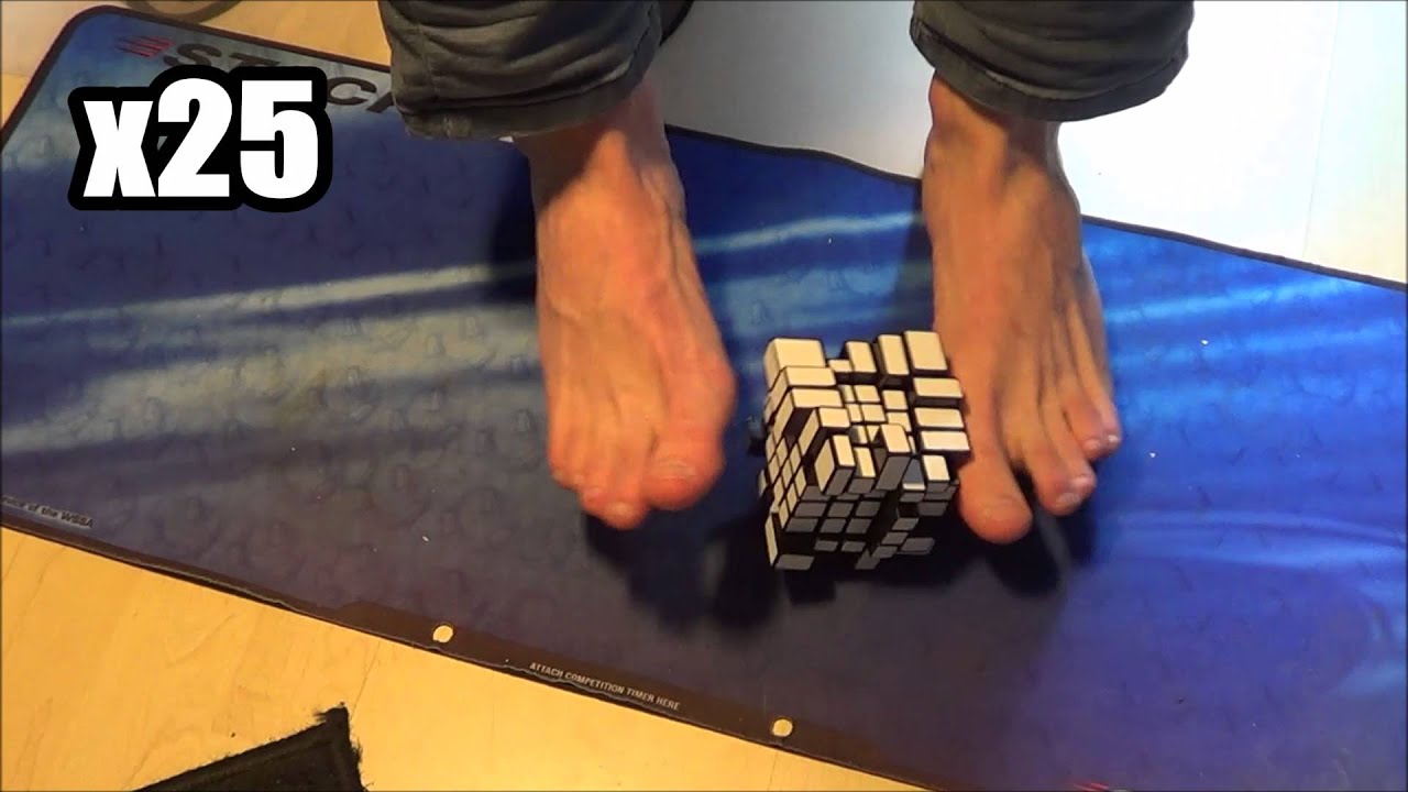 5x5 Mirror Blocks with Feet - YouTube