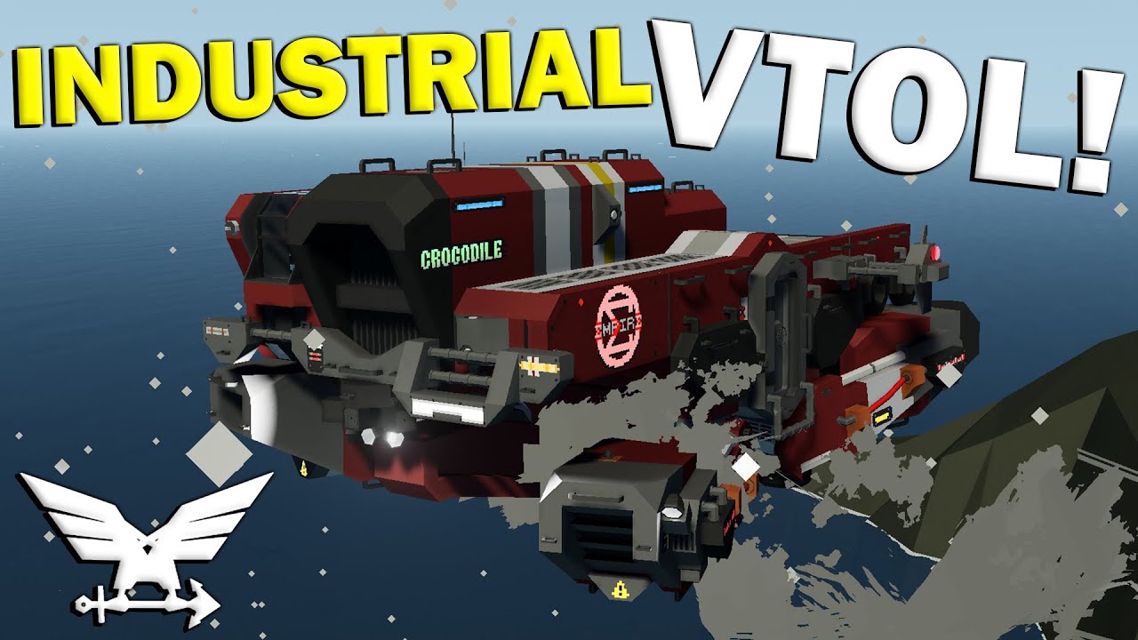 Awesome Industrial VTOL - Stormworks Gameplay - YouTube