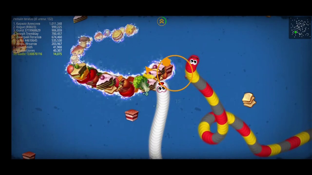WORMS ZONE.i game play proplayer - YouTube