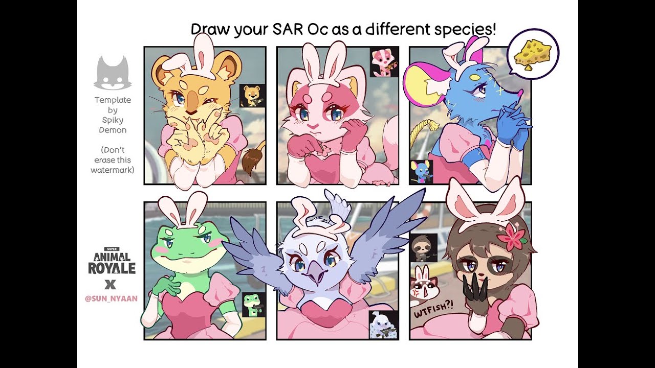 Draw SAR OC in Different Species by Sunnyaan🌺 - YouTube