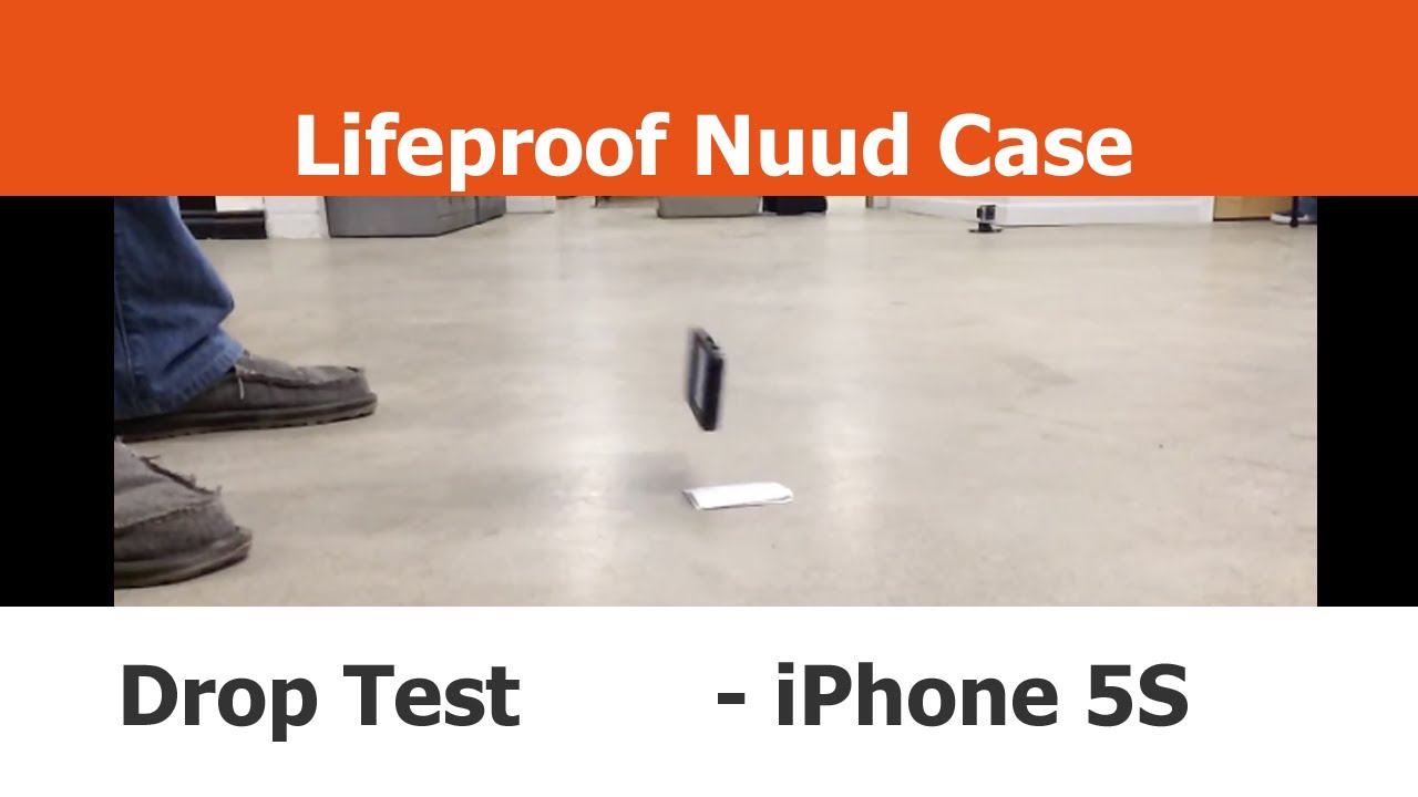 Drop Slap Test - Lifeproof Nuud Case with Touch ID - iPhone Cases - YouTube