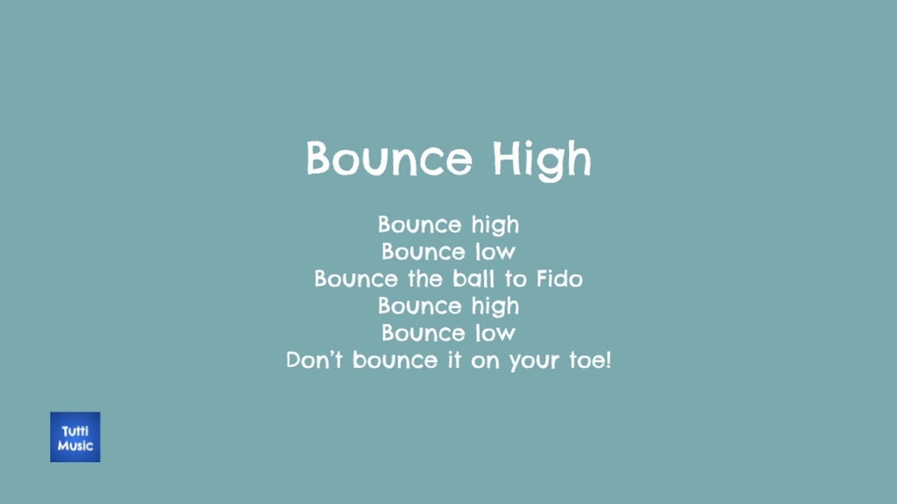 Bounce High - Tutti Music - YouTube