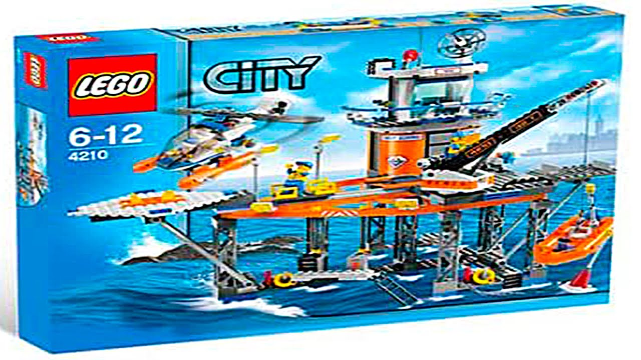 Lego City 4210 Coast Guard Platform Set - Lego Stop Motion - YouTube