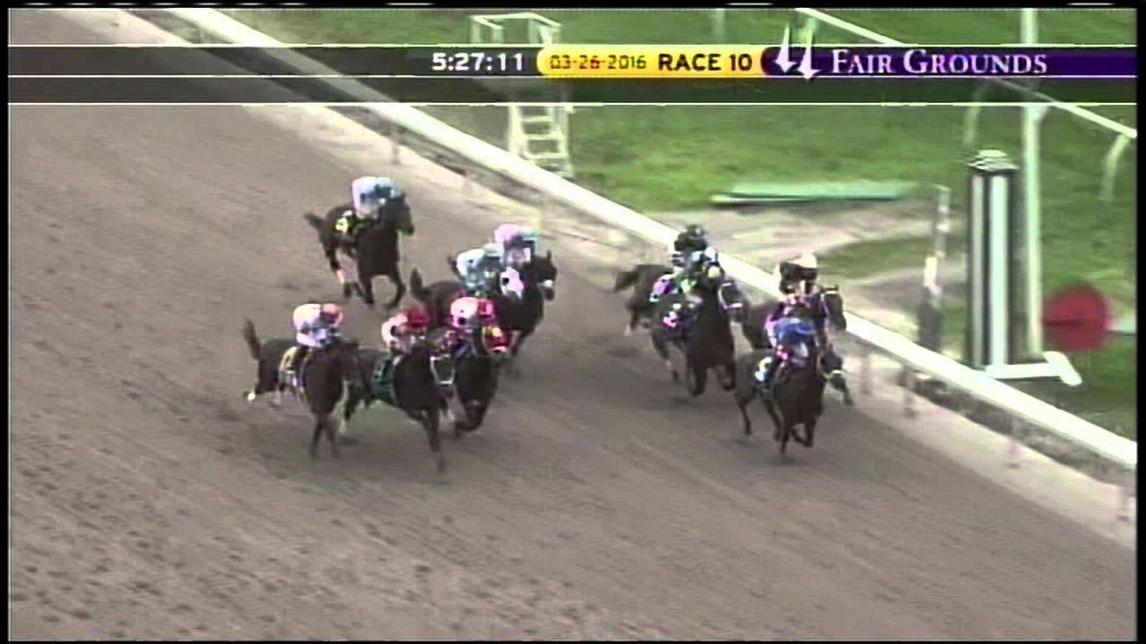 Gun Runner wins the Louisiana Derby - YouTube