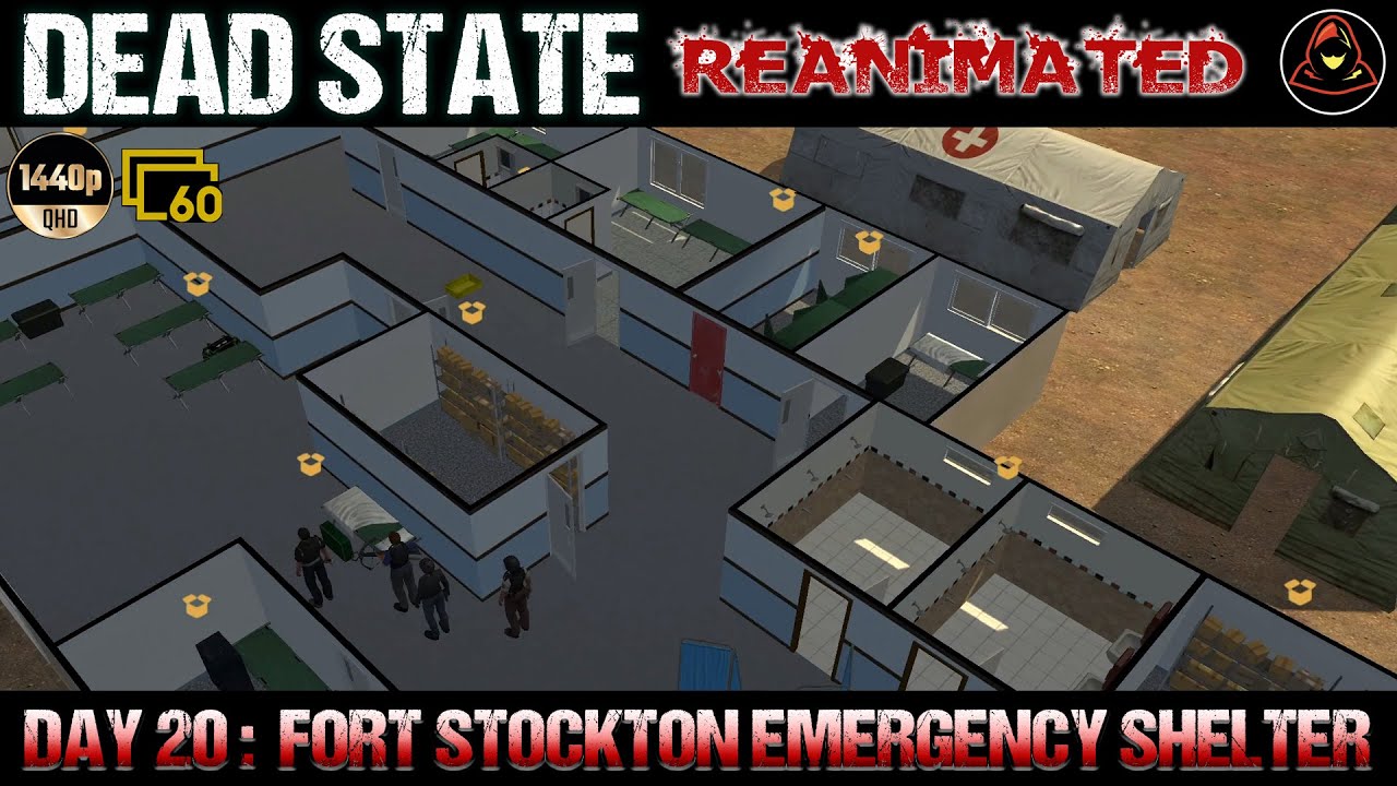 Dead State: Reanimated - Day 20 - Fort Stockton Emergency Shelter - YouTube