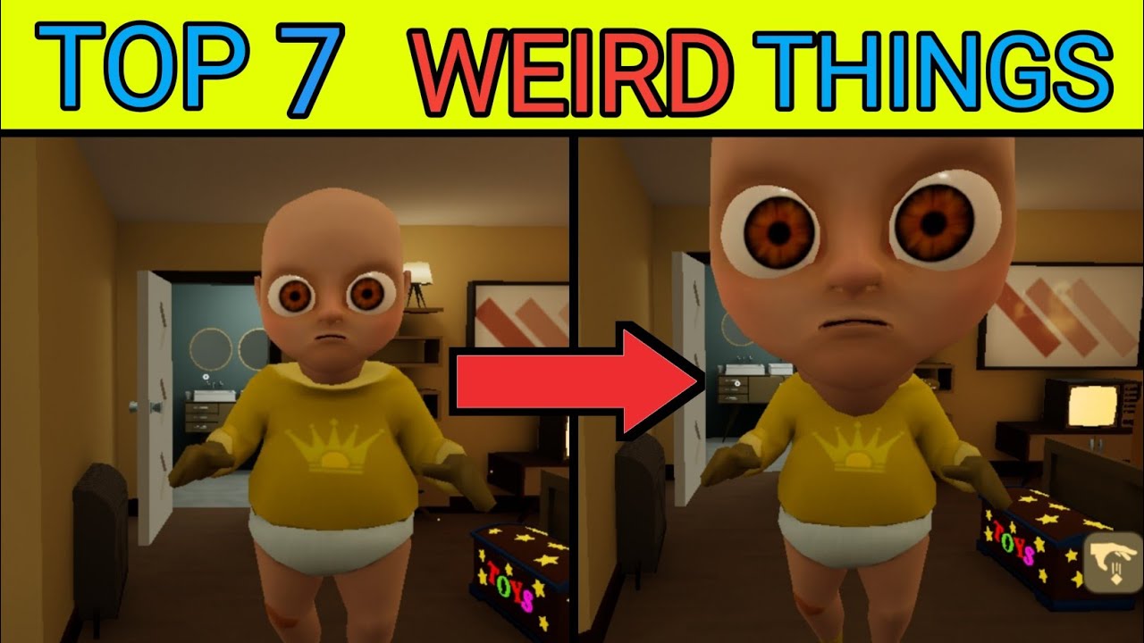 TOP 7 WEIRD THINGS IN THE BABY IN YELLOW - YouTube
