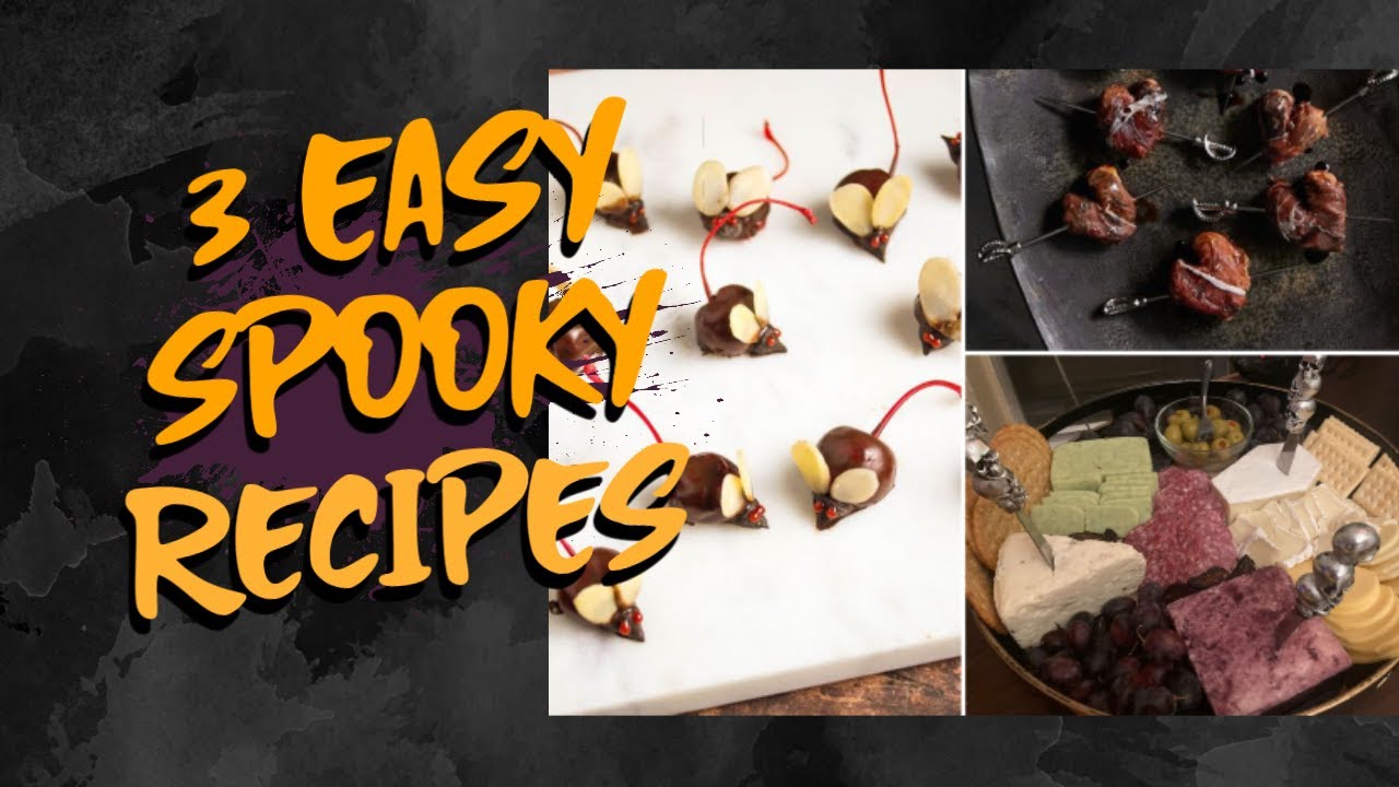 Three Easy No-Bake Spooky Halloween Recipes - YouTube