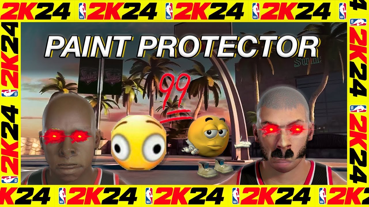 Making The Best Glitchy Paint Protector in NBA 2K24 🤝 - YouTube