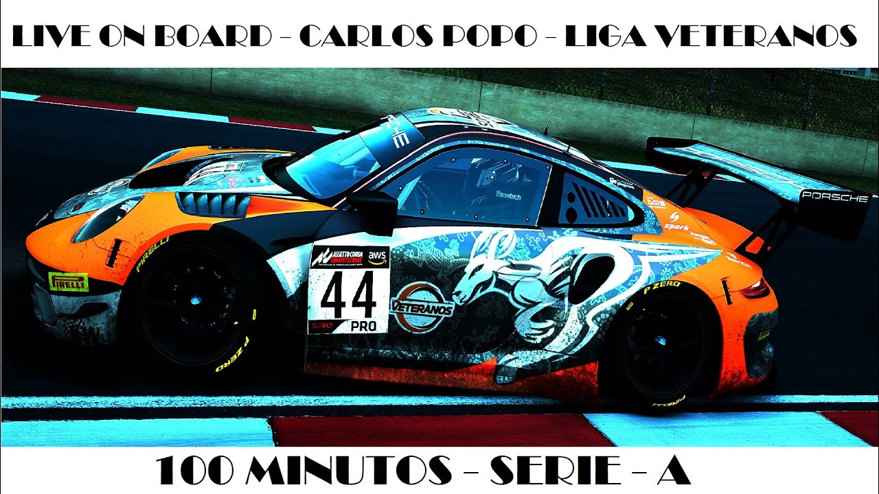ACC | LIVE ONBOARD | CARLOS POPO | LIGA VETERANOS | 100 MINUTOS DE ...
