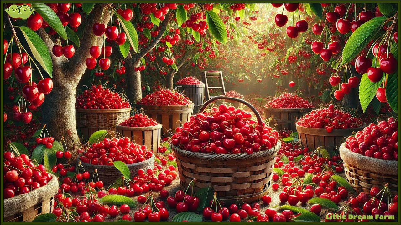 Cherry Mega Factory: How farmers grow and harvest millions of tons of ...