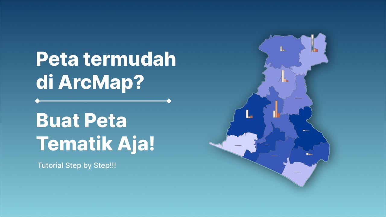 Pembuatan Peta Tematik dengan model Chart di Arcmap 10.8 - YouTube