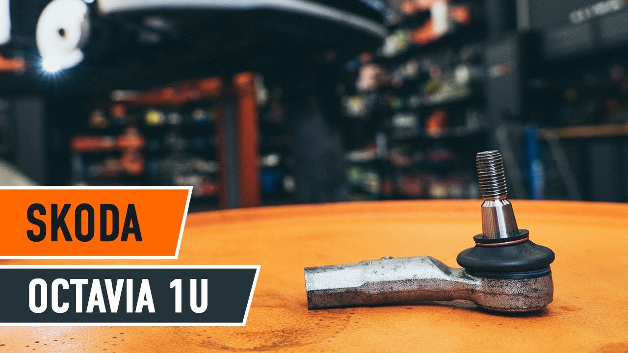 How to change tie rod end / track rod end on SKODA OCTAVIA 1U TUTORIAL ...