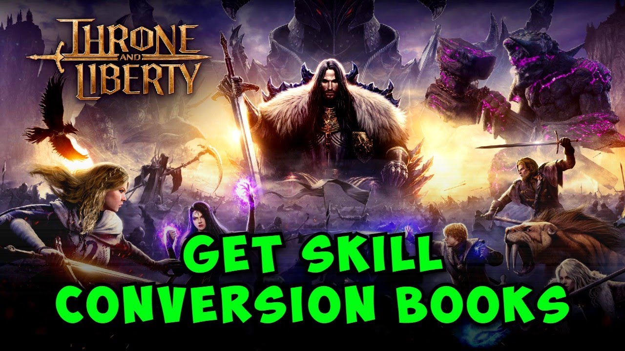 How to Get Skill Conversion Books in Throne And Liberty - YouTube