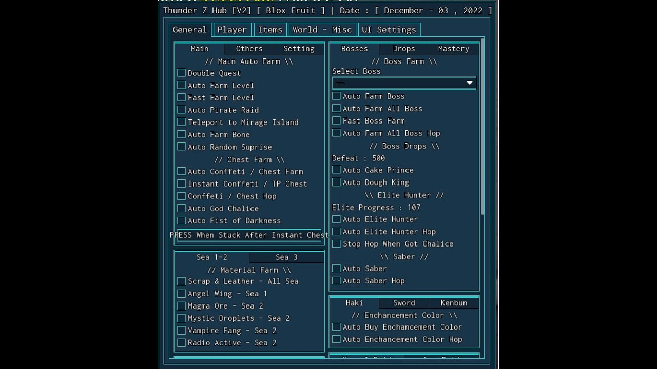 Roblox - BLOX FRUITS Script Pastebin 2022 | EVEN 10B Visit | Bypass TP ...
